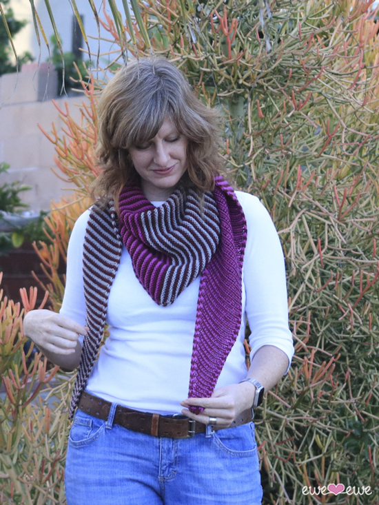 Something About Phoenix FREE Triangle Shawl Knitting Pattern PDF – Ewe ...