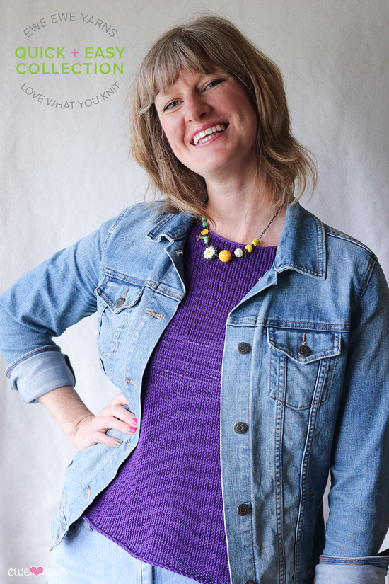 Temperature Tee FREE Tank Top Knitting Pattern for All Sizes – Ewe Ewe ...