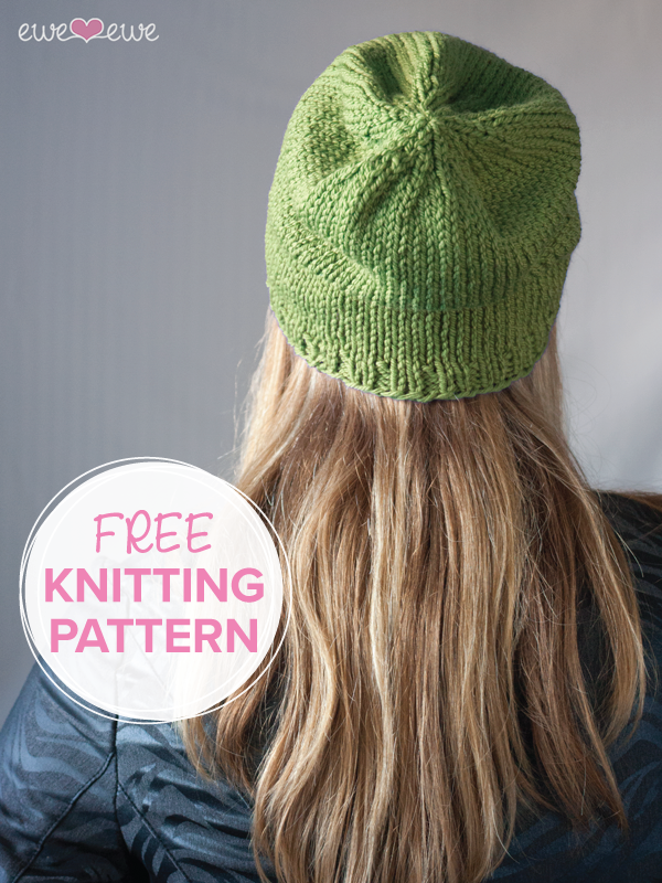 Baa Baa Beanie PDF Free Hat Knitting Pattern – All Sizes – Ewe Ewe Yarns